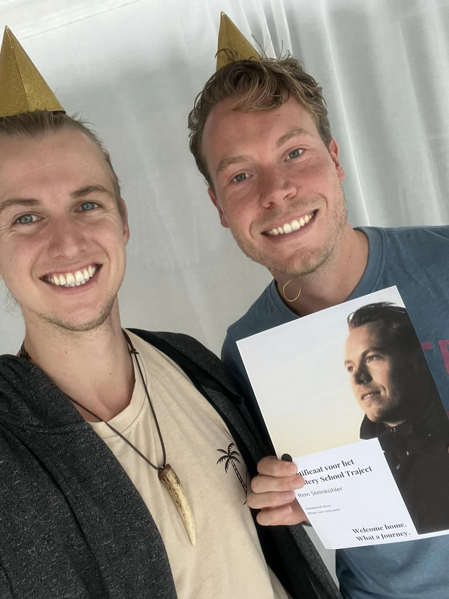 Gefeliciteerd met de afronding Rein - Brian van Leeuwen